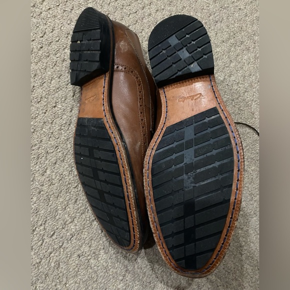 Clarks | Shoes | Clarks Wingtip Mens Brown Leather Dress Shoes | Poshmark